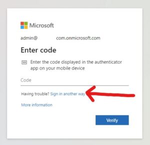 How can I sign in to Microsoft 365 without the Authenticator ...